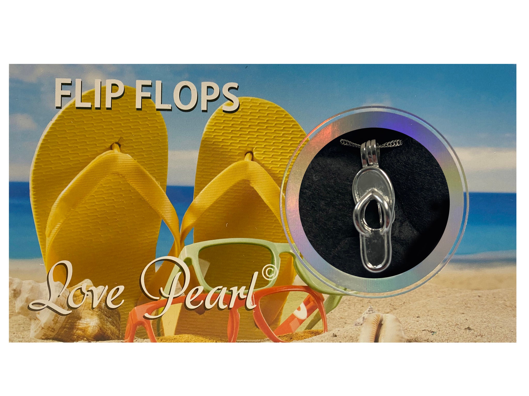 LOVE PEARL FLIP FLOP - Darlene's Shells